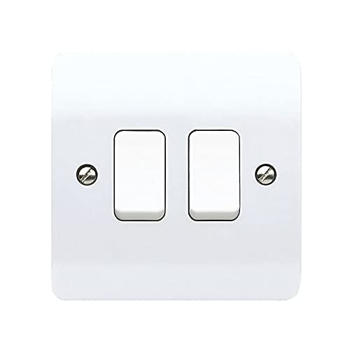 MK (ELECTRIC) - Logic Plus 2 Gang 2 Way Light Switch