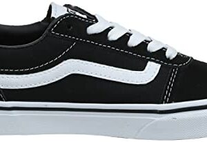 Vans Ward Low-Top Sneakers, Black ((Suede/Canvas) Black/White Iju), 12 US Unisex Little Kid