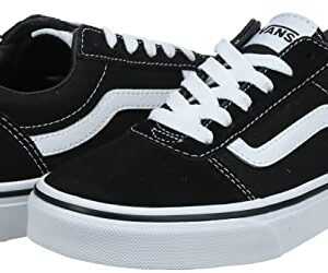 Vans Ward Low-Top Sneakers, Black ((Suede/Canvas) Black/White Iju), 12 US Unisex Little Kid