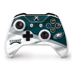 skinit decal gaming skin compatible with xbox one s controller - officially licensed nfl philadelphia eagles design