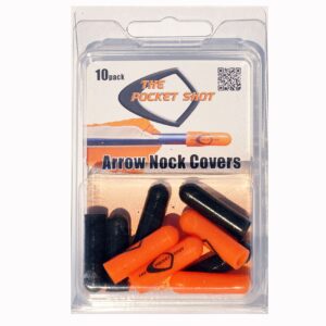 The Pocket Shot Arrow Nock Covers (Qty 10) for Use with Arrow Kit and Red Pouch -Silicone