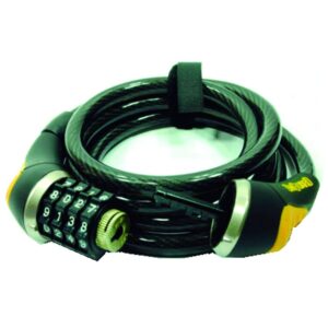 Onguard Doberman Combo Cable Locks - Coil Cable Combo Lock 12mmx6'