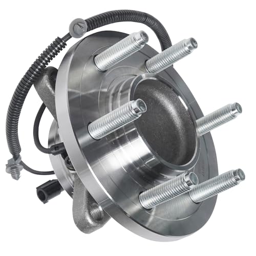 Detroit Axle - 2WD Front Wheel Bearing Hubs for 2009-2010 Ford F-150, 2010 Expedition Lincoln Navigator, Replacement Wheel Bearing and Hubs Assembly Set, Pair Hubs