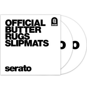 serato dj slipmat (osa-sm-wht-br) , white