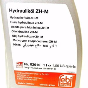 Febi Bilstein Mercedes Hydraulic Fluid 4L for Convertible Top Pump & Hydropneumatic Suspension