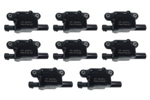 ignition coil pack set of 8 - replaces 12570616, d510c - compatible with chevy, gmc, pontiac, cadillac 5.3l, 6.0l v8 - g8, grand prix, tahoe, yukon, silverado, impala, trailblazer, avalanche