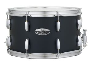 pearl snare drum, satin black (mus1480m227)