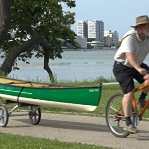 WIKE Kayak Canoe and Surf Cart - Includes Ultra Lite Smart Stick Tow Bar