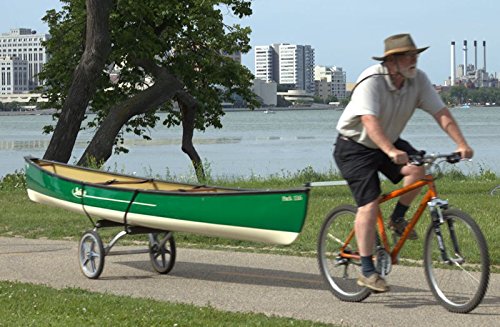 WIKE Kayak Canoe and Surf Cart - Includes Ultra Lite Smart Stick Tow Bar