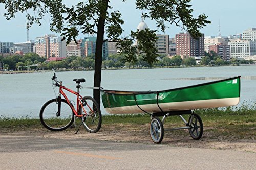 WIKE Kayak Canoe and Surf Cart - Includes Ultra Lite Smart Stick Tow Bar