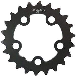 usamade 58mm bcd 22t 5-bolt sharktooth pro mountain chainring made in usa