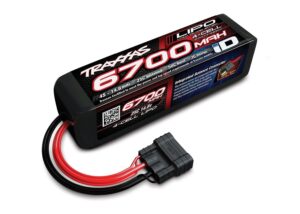 traxxas 2890x 6700 mah 14.8v 4-cell 25c lipo battery vehicle