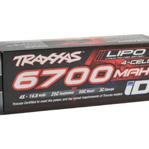 Traxxas 2890X 6700 mAh 14.8V 4-Cell 25C LiPo Battery Vehicle