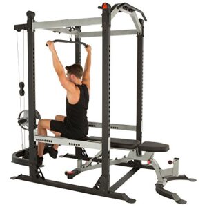 Fitness Reality X-Class Light Commercial Squat Rack Power Cage with Adjustable Dip Bars| Optional Lat Pulldown |