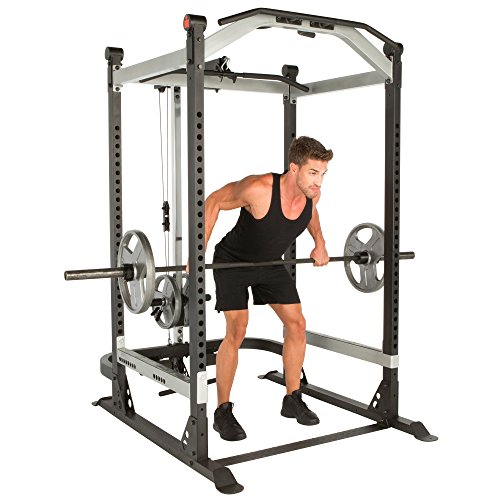 Fitness Reality X-Class Light Commercial Squat Rack Power Cage with Adjustable Dip Bars| Optional Lat Pulldown |