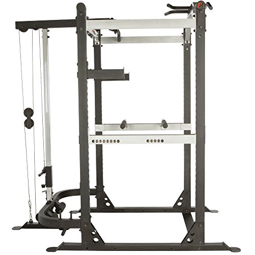 Fitness Reality X-Class Light Commercial Squat Rack Power Cage with Adjustable Dip Bars| Optional Lat Pulldown |