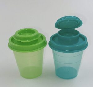 tupperware salt & pepper shakers tupperware - each 60 ml