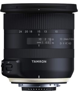 tamron 10-24mm f/3.5-4.5 di-ii vc hld wide angle zoom lens for nikon aps-c digital slr cameras black