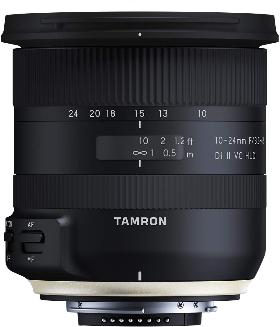 Tamron 10-24mm F/3.5-4.5 Di-II VC HLD Wide Angle Zoom Lens for Nikon APS-C Digital SLR Cameras Black