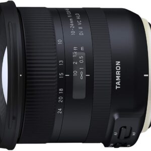 Tamron 10-24mm F/3.5-4.5 Di-II VC HLD Wide Angle Zoom Lens for Nikon APS-C Digital SLR Cameras Black