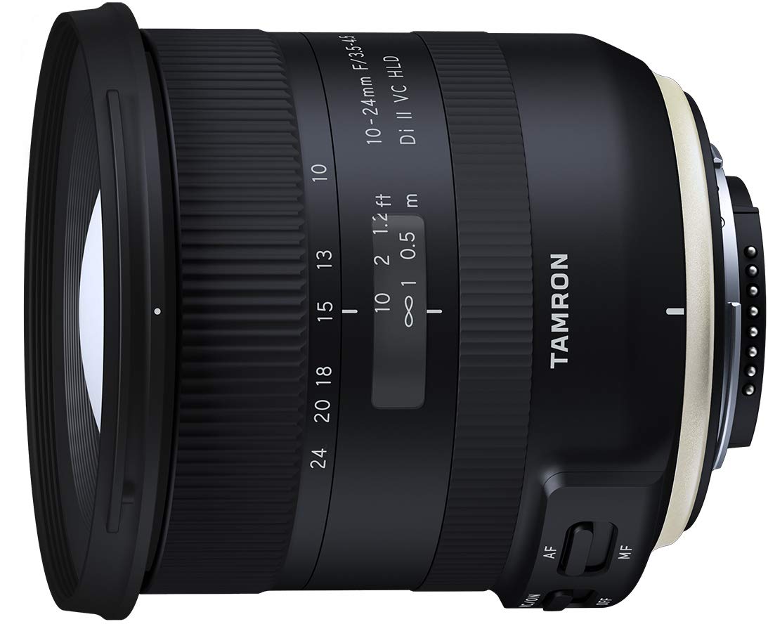 Tamron 10-24mm F/3.5-4.5 Di-II VC HLD Wide Angle Zoom Lens for Nikon APS-C Digital SLR Cameras Black