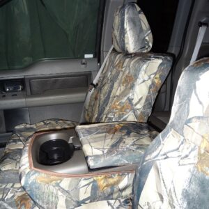 Durafit Seat Covers, for F369-XD3-C, 2004-2008 Ford F150 XLT, Super or Regular Cab, NOT for Crew/Double CAB, Front 40/20/40 Split Seat, Car Truck Seat Covers, in Camo, Endura Fabric