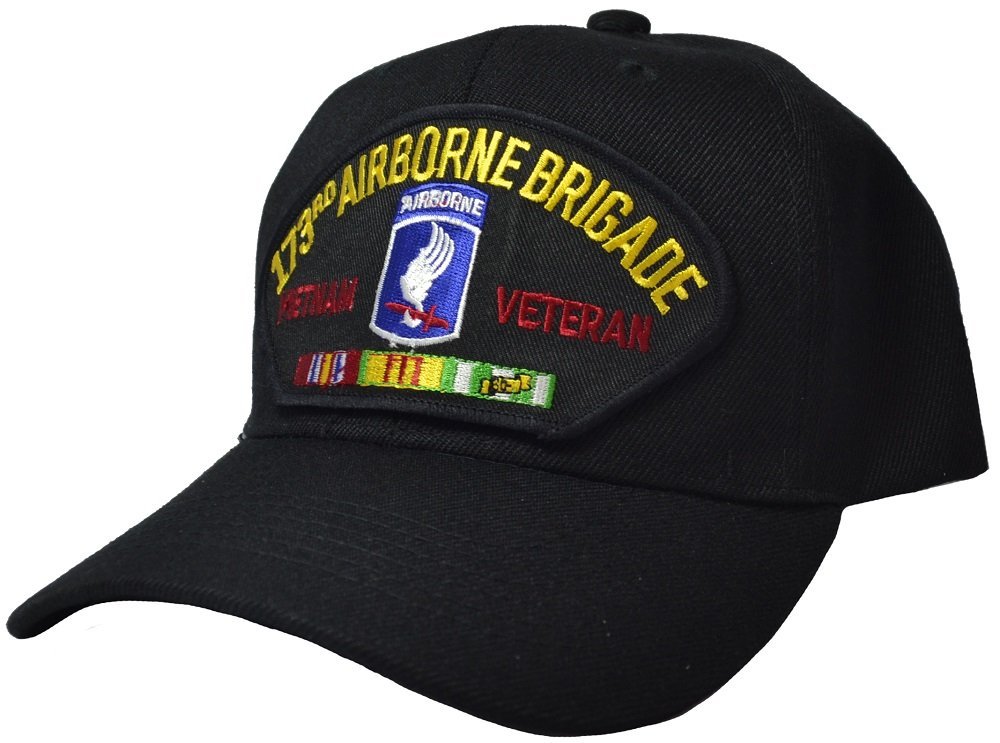 Military Productions 173rd Airborne Vietnam Veteran Cap Black