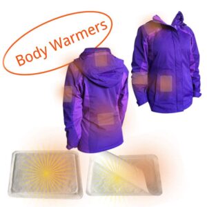 Body Warmers with Adhesive Backing Air Activate Heat Patch Disposable Gives 12 Hours Warm Pad - 12 Packs