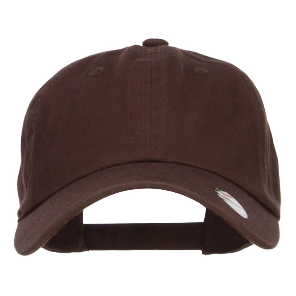 Nissi Unstructured Cotton Twill Washed Cap - Brown OSFM