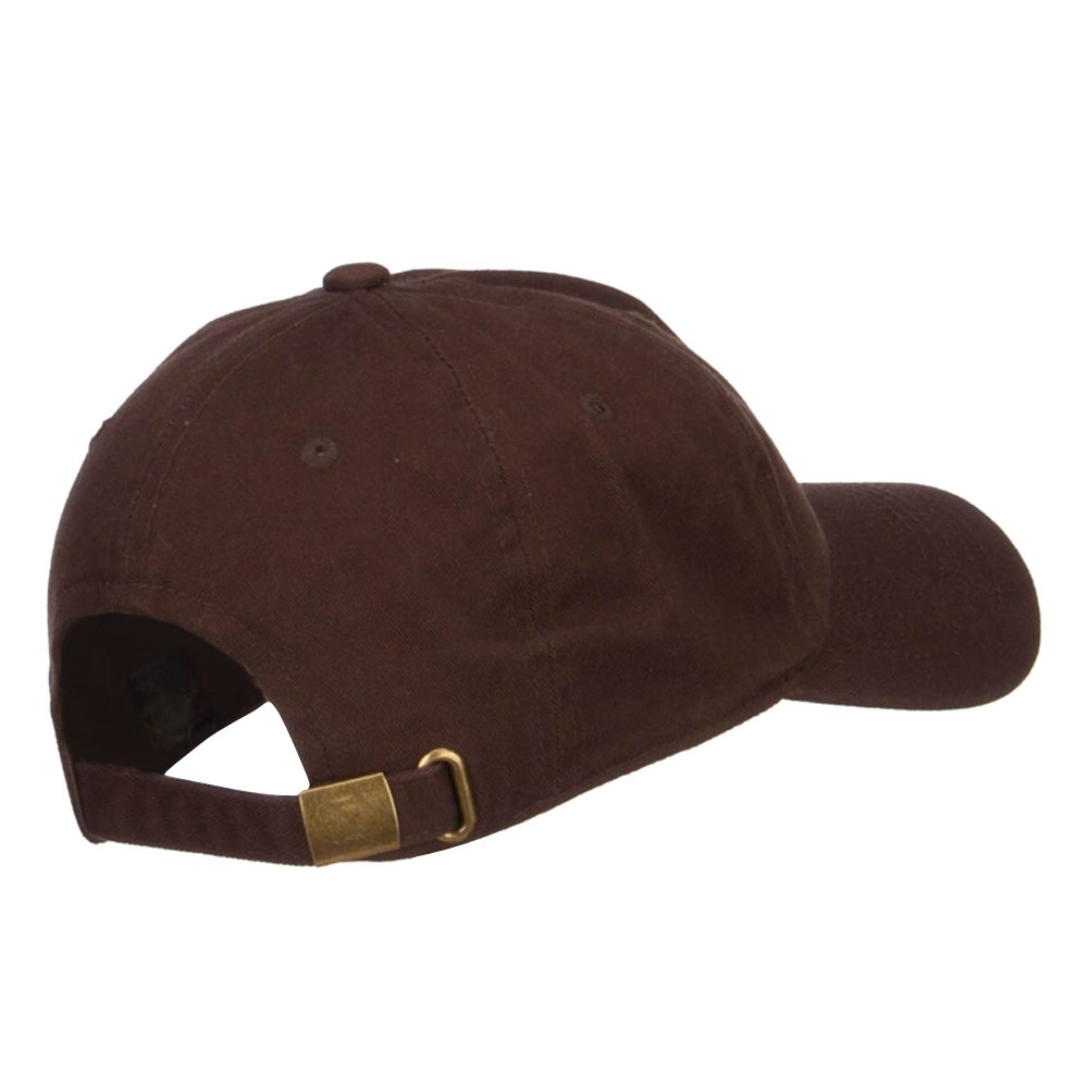 Nissi Unstructured Cotton Twill Washed Cap - Brown OSFM