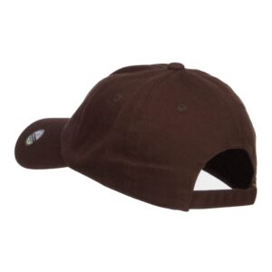 Nissi Unstructured Cotton Twill Washed Cap - Brown OSFM