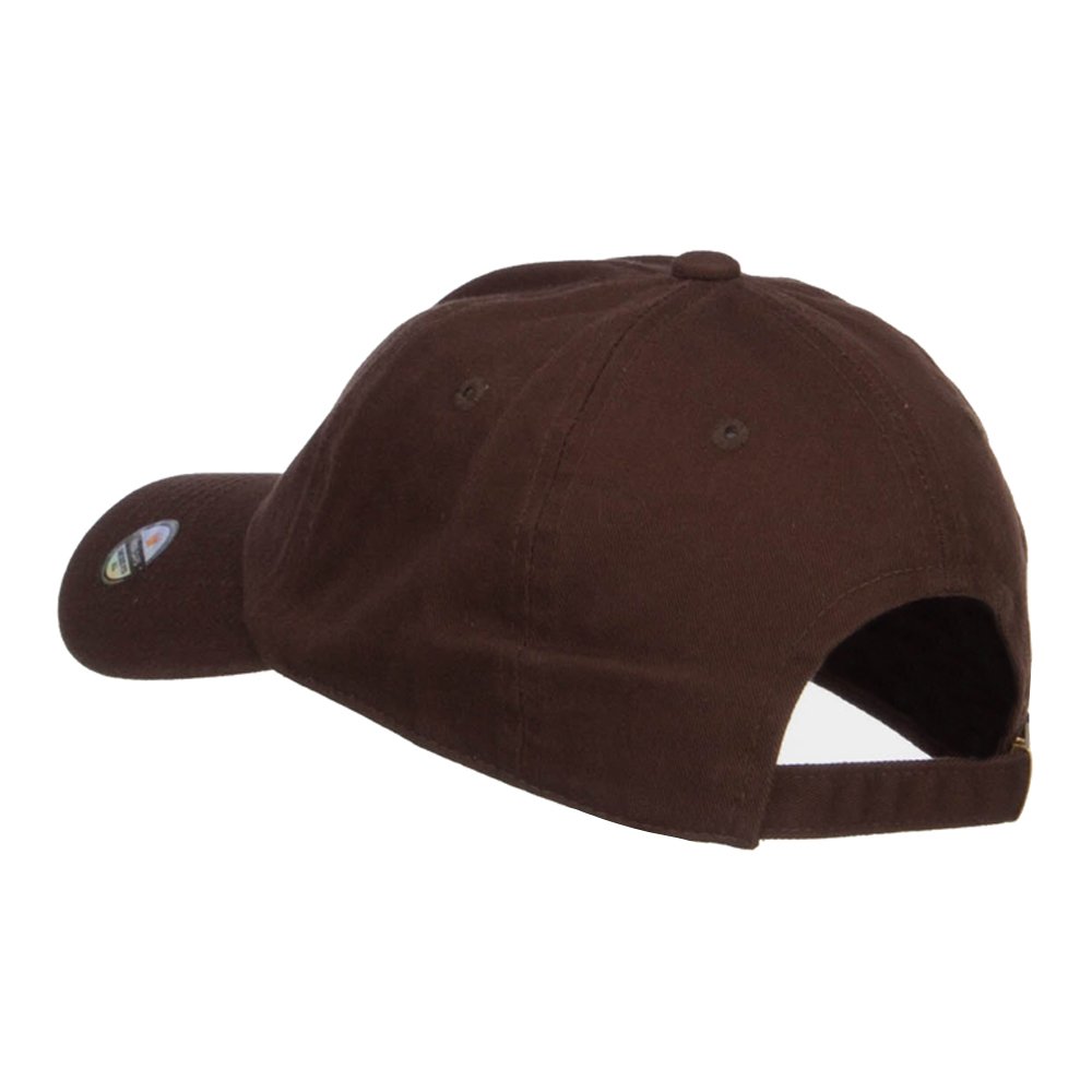 Nissi Unstructured Cotton Twill Washed Cap - Brown OSFM