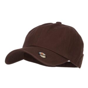 Nissi Unstructured Cotton Twill Washed Cap - Brown OSFM