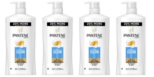 pantene pro-v 2 in 1 shampoo & conditioner, classic clean, 30.4 fl oz (pack of 4)