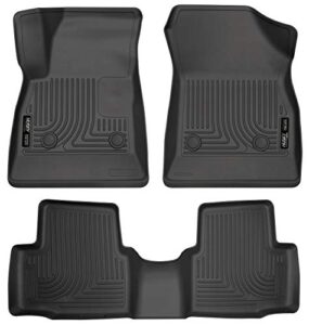 husky liners weatherbeater floor mats | fits 2016 - 2020 chevrolet cruze | front & 2nd row, 3-pc black - 99161