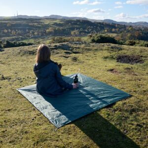 DD Hammocks - DD Magic Carpet Regular size: 4.6ft x 4.6ft Fully Waterproof Compact Tarpaulin Rainfly for Ground Sheet Camping and Tarp Shelters