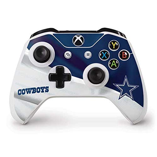 Skinit Decal Gaming Skin compatible with Xbox One S Controller - Officially Licensed NFL Dallas Cowboys Design