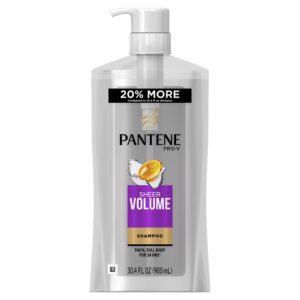 pantene pro-v sheer volume shampoo, 30.4 fl oz (packaging may vary)