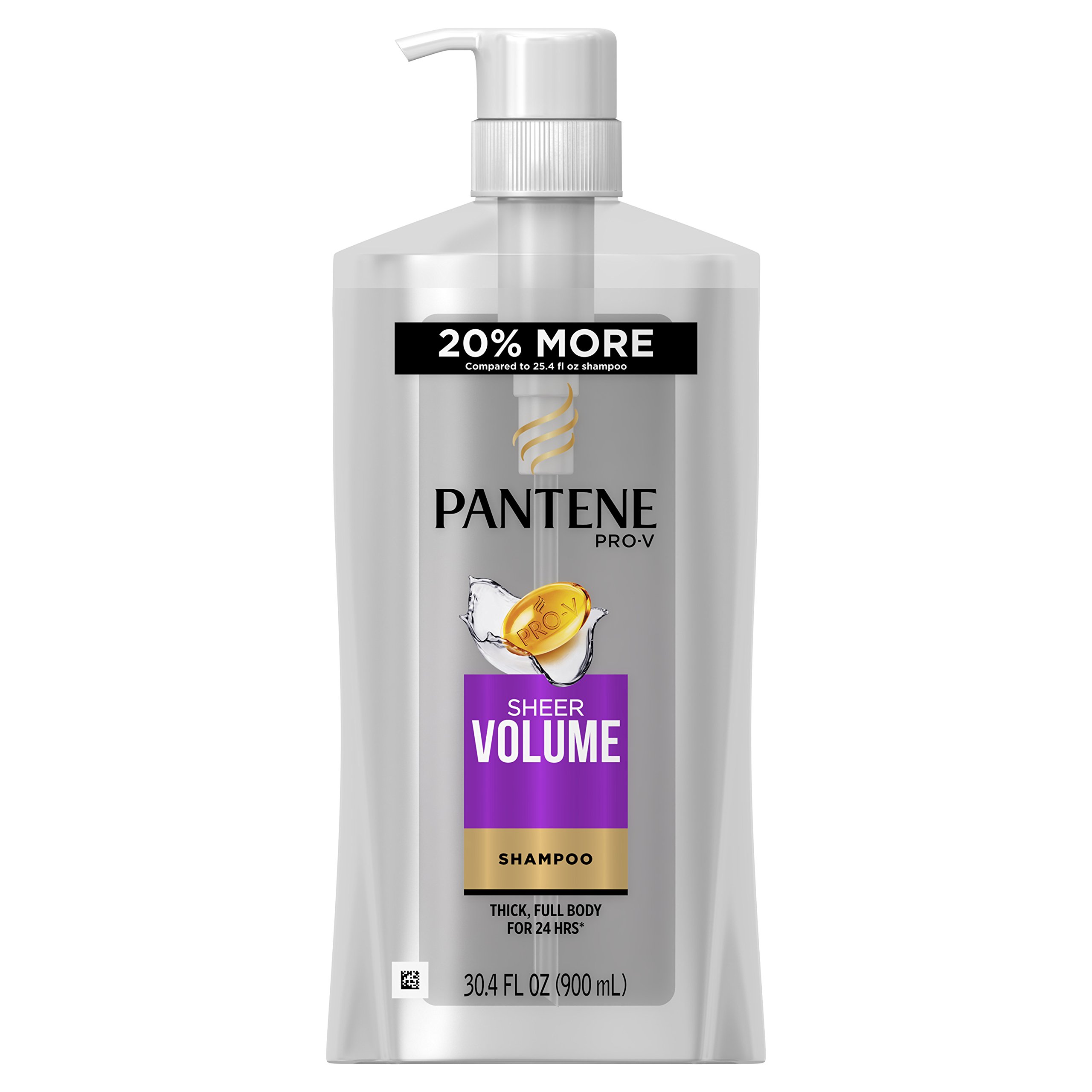 Pantene Pro-V Sheer Volume Shampoo, 30.4 fl oz (Packaging May Vary)