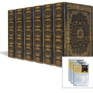 Bellagio-Italia Olde World Persian DVD Storage Case and Book Box - 6-Pack with 3 Insert Sheets