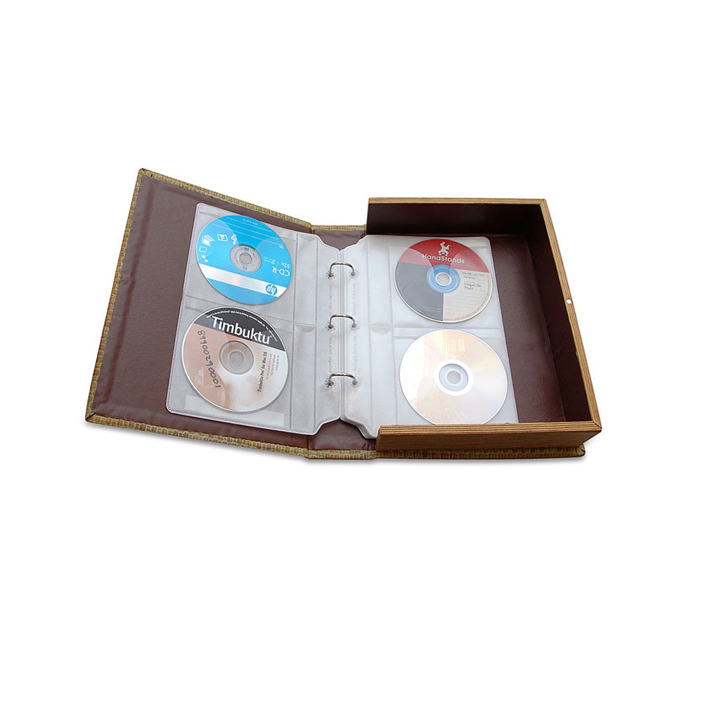 Bellagio-Italia Olde World Persian DVD Storage Case and Book Box - 6-Pack with 3 Insert Sheets