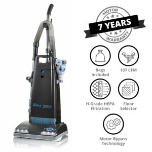 Prolux Bagged Upright Vacuum, Black