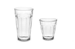 duralex - picaride glass clear tumblers 12 piece set