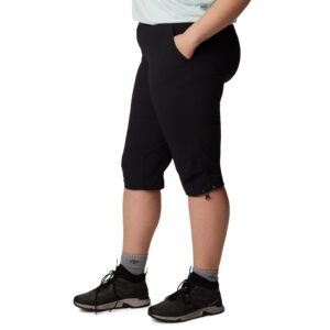 Columbia Women's Saturday Trail II Knee Pant, Water & Stain Resistant Black