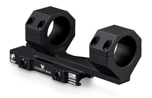 vortex optics precision quick-release extended cantilever 30mm riflescope mount - 2-inch offset - picatinny compatible, made in usa - unlimited, unconditional warranty