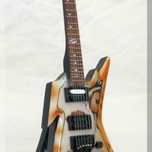 ARTSTUDIO35 Miniature Guitar Razorback Rustic Pantera