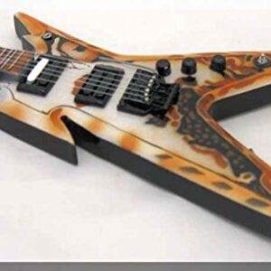 ARTSTUDIO35 Miniature Guitar Razorback Rustic Pantera