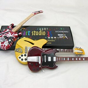 ARTSTUDIO35 Miniature Guitar Razorback Rustic Pantera