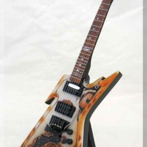 ARTSTUDIO35 Miniature Guitar Razorback Rustic Pantera