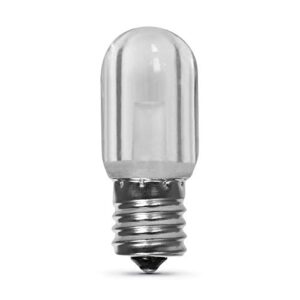 feit electric bpt7n/su/led non-dimmable led bulb, 15 w, 120 vac, e17 (intermediate) base, warm, 80 lumens, white